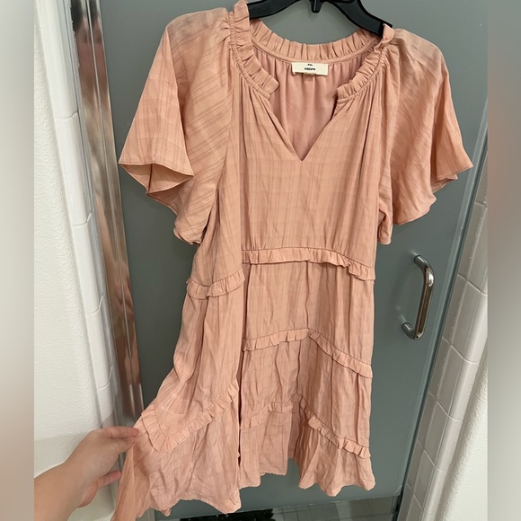 entro | Dresses | New Blush Pink Layered Flowy Dress | Poshmark